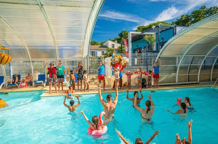 Zecamping 4* Mobil Home Piscine - L'Aiguillon-sur-Mer