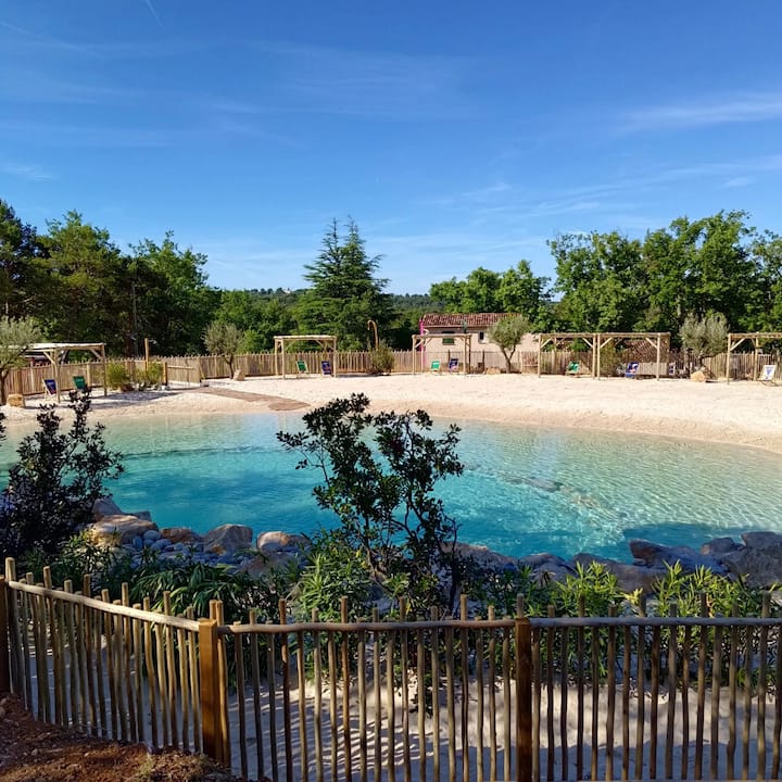 Zecamping 3* Mobil Home 40m² 500m Plage - Quinson