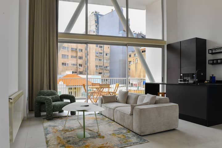Retro 3a, 2-br Loft In Gemmayze - Beirut