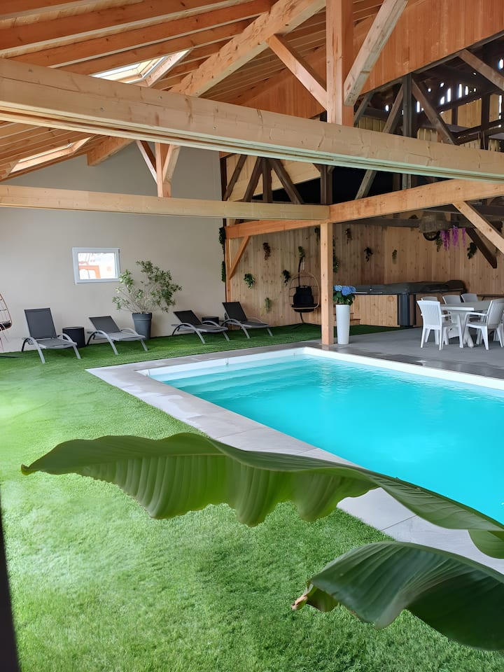 Gîte Kymsourit - Piscine,spa,sauna - Rust