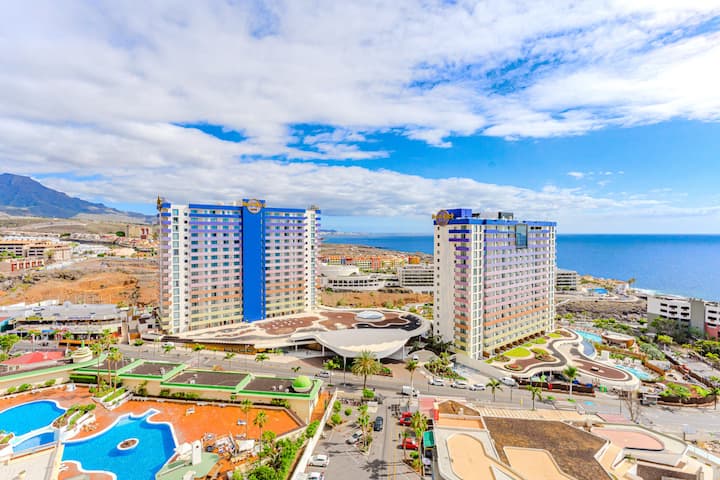 Oceanview Paradise 2br: High-speed Wifi & Office - Adeje
