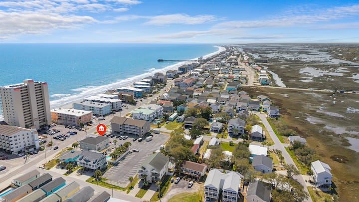 Ocean Views | Pool + Hot Tub | Steps To The Beach - Murrells Inlet, SC
