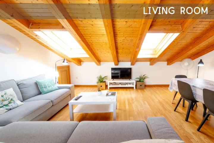 Renovado - ÁTico Plaza Herradores, Céntrico Y Wifi - Soria