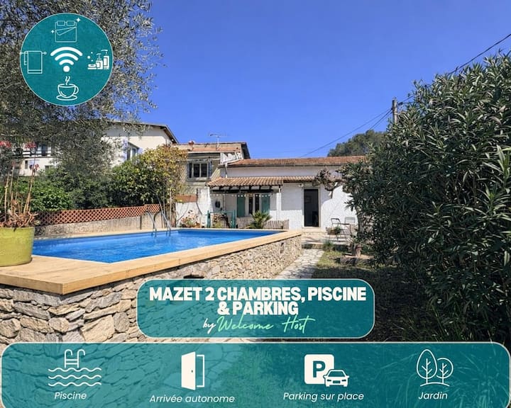 Mazet Suzie, 2 Chambres, Piscine & Parking - Nîmes