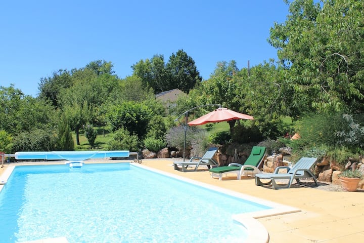 Le Bouscandier Proche Sarlat Avec Piscine Privée - Souillac