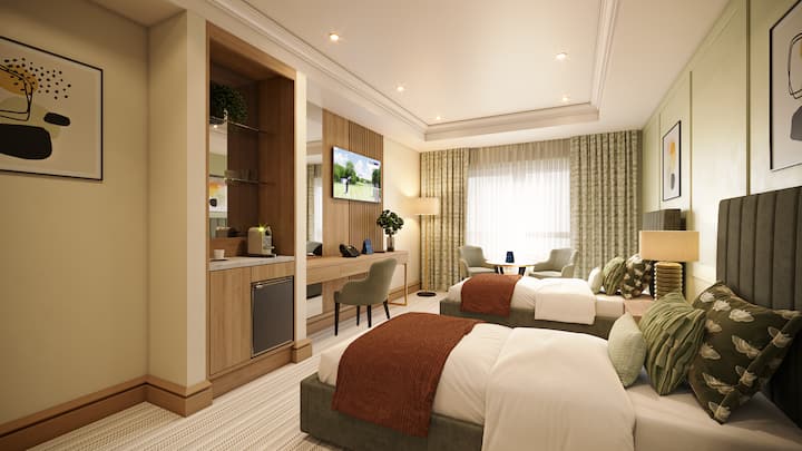 Double Ou Twin-de Luxe-sdb Privée Avec Douche-vue - Downings