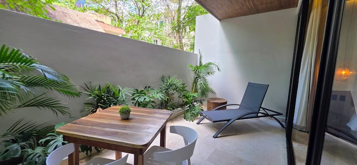 Boho Rooftop · King, Pool & Iconic Landscapes - Puerto Morelos