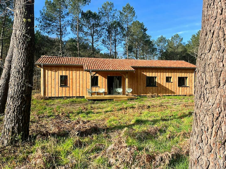 Timber Cabin Among Pines Near Mimizan Beaches - Mimizan