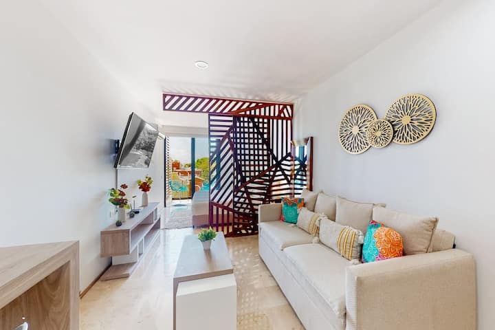 Studio In Paradise With A Balcony, Modern Fixtures - Playa del Carmen