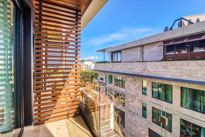 Modern Studio Condo With Rooftop Pool, Hot Tub, Oc - Riviera Maya