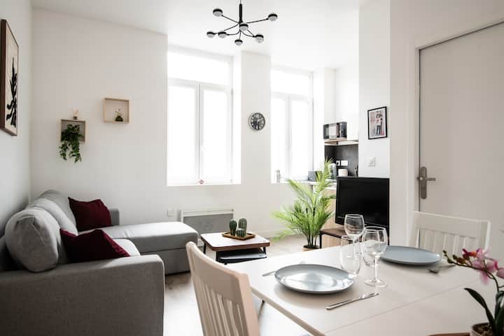 Appartement 1 Chambre - Métro Lille Fives - Lila