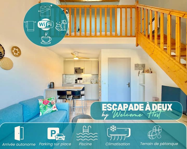 Escapade à Deux, 2 Pers Piscine Et Soleil - Calvisson