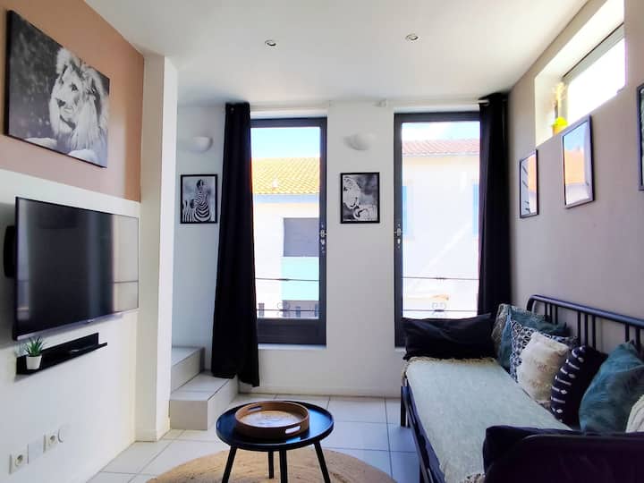 Duplex La Jungle : Design & Confort à Bègles - Bègles