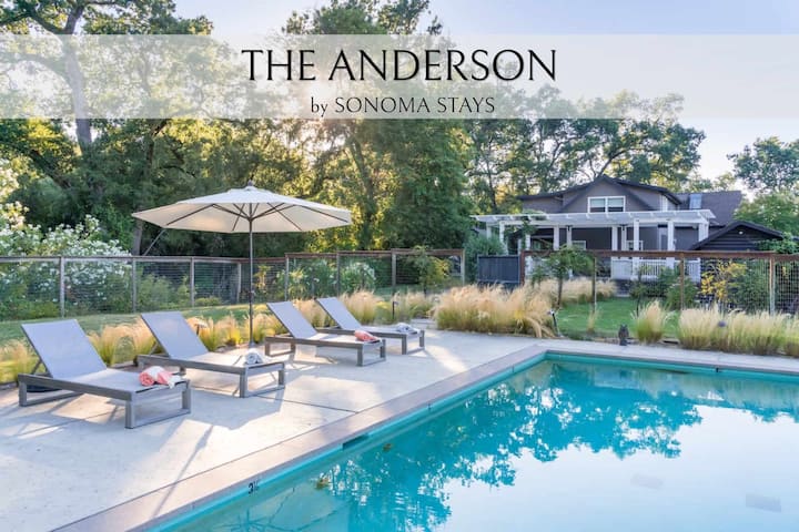 The Anderson: Calistoga Pool Home Near Vineyards - Calistoga, CA