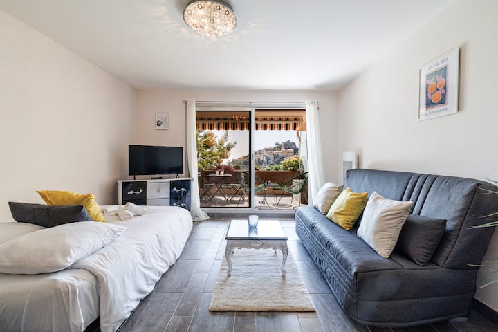Les Balcons D’èze – Terrasse Vue Mer & Piscine - Villefranche-sur-Mer