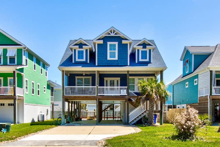 The Pool House: Private Pool W/ Screened Porch - Carolina Beach