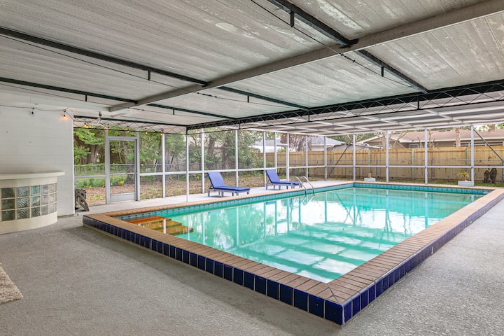 5 Mi To Legoland! Mid-century Home W/ Pool & Lanai - Lake Wales, FL