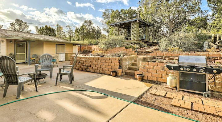 Cozy Pet Friendly Home W/ Fire-pit & Grill - Payson, AZ