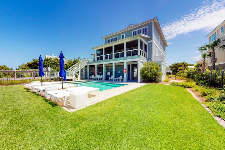 Beachfront Home Features Free Wifi, Private Pool, - Edisto Beach, SC