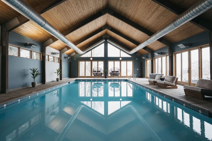 Luxury Lakeview Estate W/ Indoor Pool & Golf Sim - Ithaca, NY