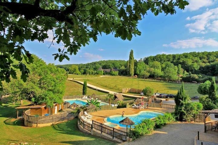 Zecamping 3* Mobil Home 32m² Piscine - Montignac