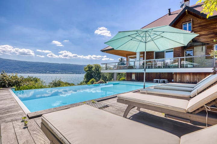 Villa Richardière - Accès Privé Au Lac Et Piscine - Annecy