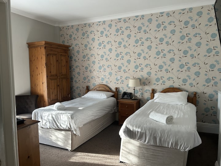 Twin-standard-sdb Privée Avec Douche-vue Sur Jardi - Laugharne