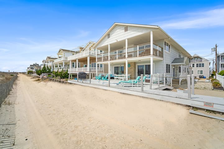 Beach Front Luxury Home Walkout To Sand New Beds - Ocean City, NJ