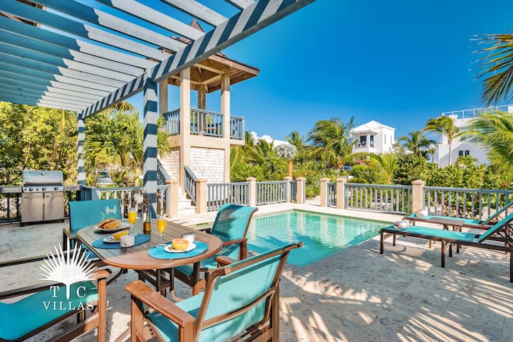 Tc Villas | Coriander | Romantic Seaside Hideaway - Turks and Caicos Islands