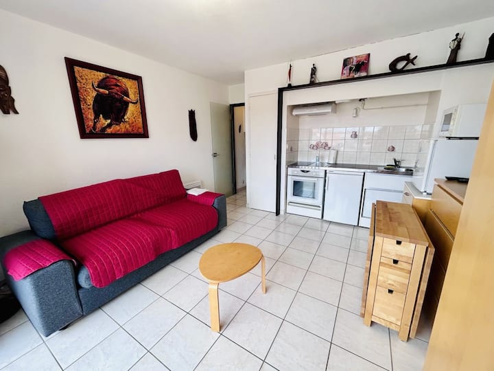 Studio Avec Balcon Dans Résidence Front De Mer (00 - Landes