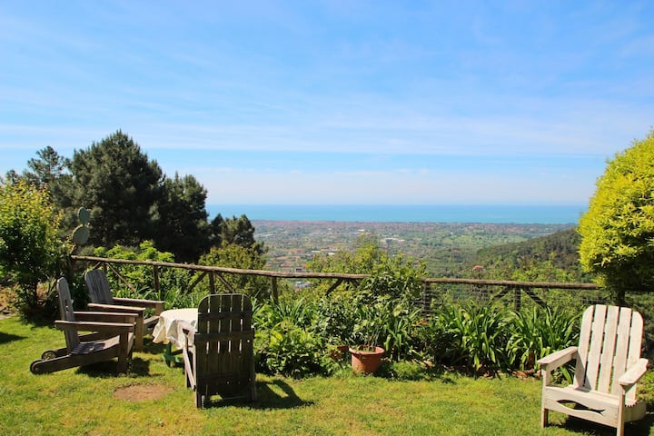 8 Sleeps, Sea View, Quiet Area, Garden, Wifi, Near - Pietrasanta