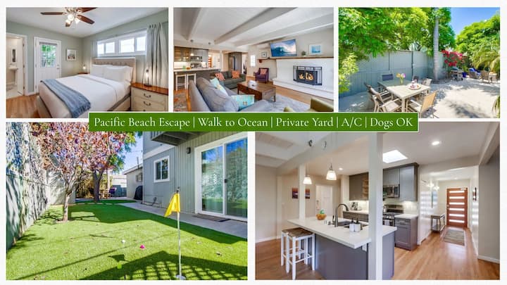 Pb Escape | Walk To Ocean | Private Yard | A/c - San Diego, CA