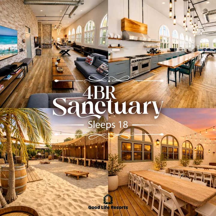 Sanctuary 4br Church & Deck Near Downtown (18 Ppl) - 출라비스타