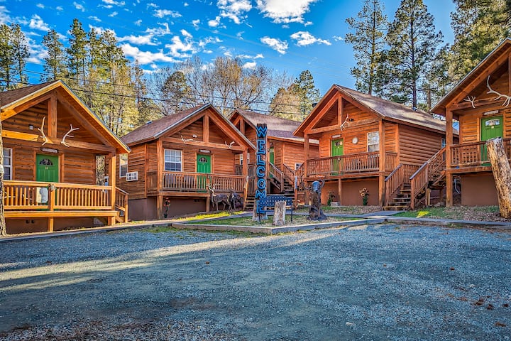 Ac-#1 Deer Cabin- Cute Micro Log Cabin At Center Of Midtown Ruidoso - New Mexico