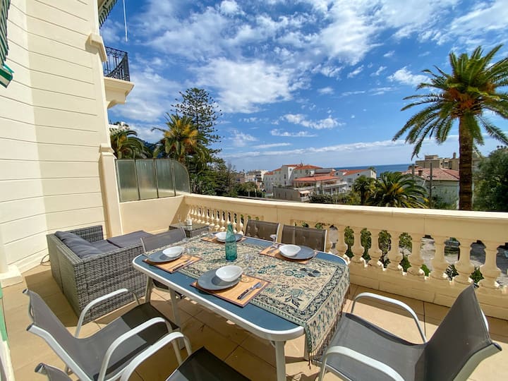 Appartement ÉLégant Avec Terrasse Spacieuse Au Gar - Menton