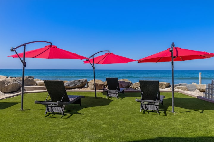 Single Family Beachfront Home, Private Beach - Oceanside, Californie