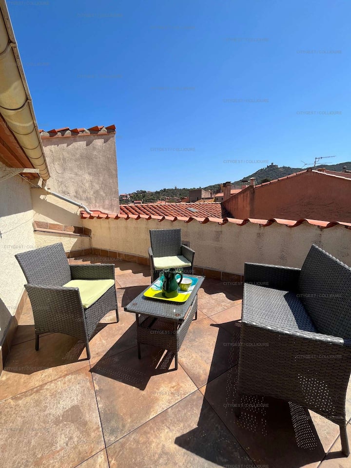 6lam16 - Maison De Village Avec Terrasse Et Garage - Collioure