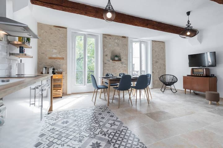 (13c) 3p Typischer Charme Der Alten Provenzalischen Marktklimaanlage (A) - Antibes