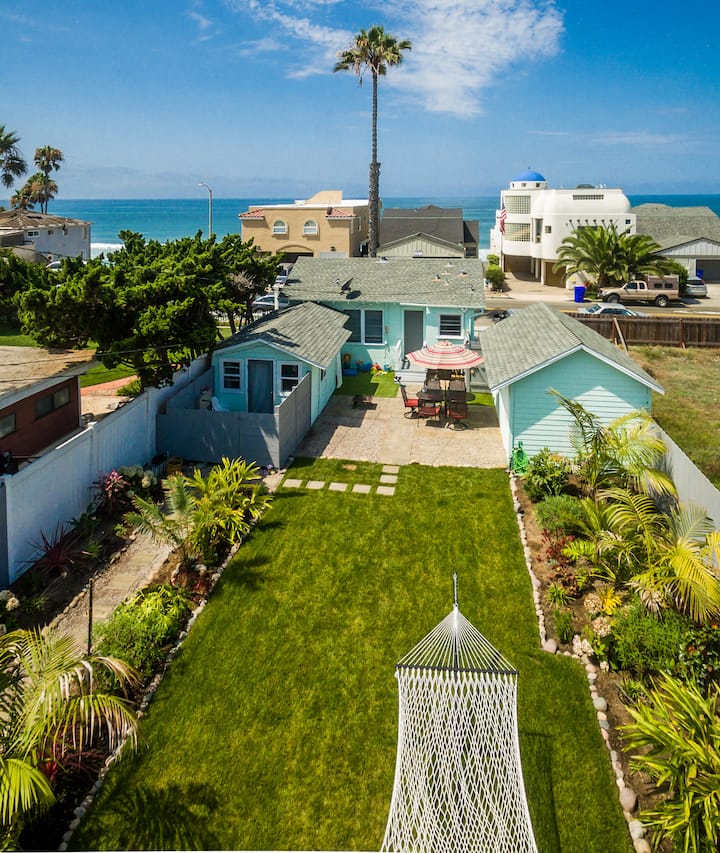 Pacific Bungalow | Ocean View With Tiny House! - Oceanside, CA