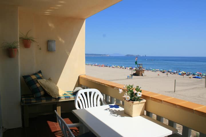 Super Vue Frontale Mer Plage De Pals - 4 Pers - Palafrugell