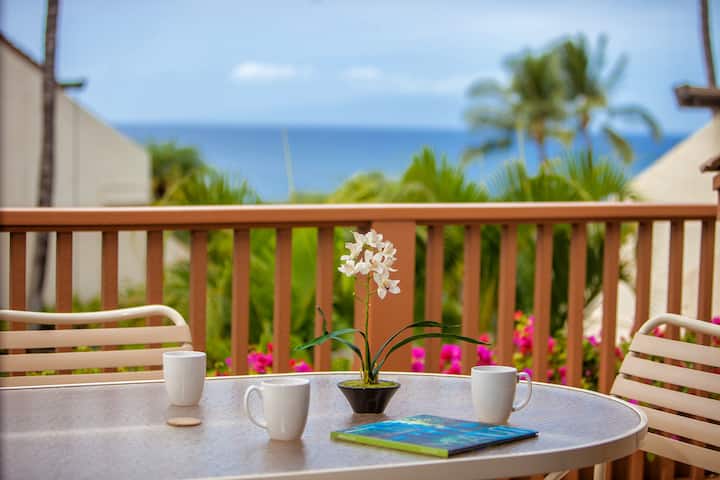 Gerenoveerd Two-bedroom Ocean View Condo Op Maui Kamaole H-201 - Hawaï