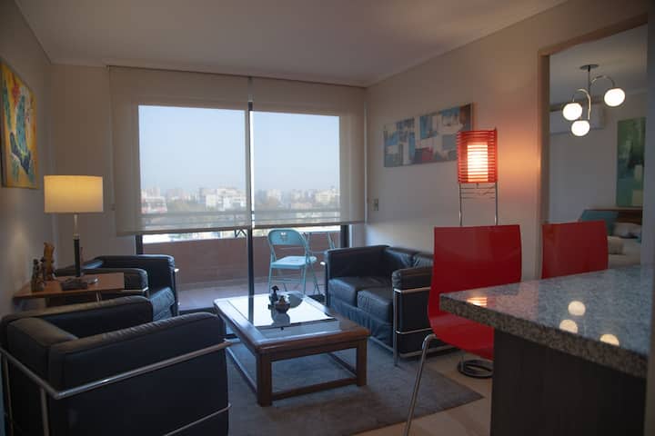 Gran Vista, Departamento Tranquilo Y Equipado - Santiago