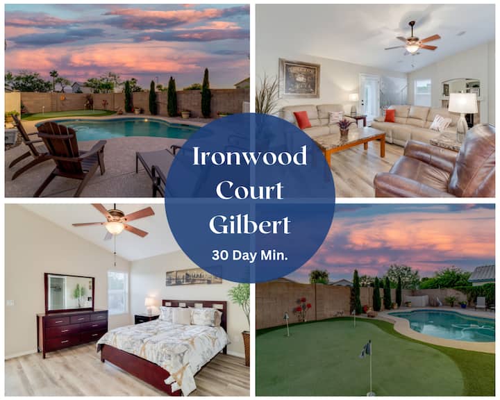 Executive Pool Home In Gilbert! 30 Night Min - Gilbert, AZ