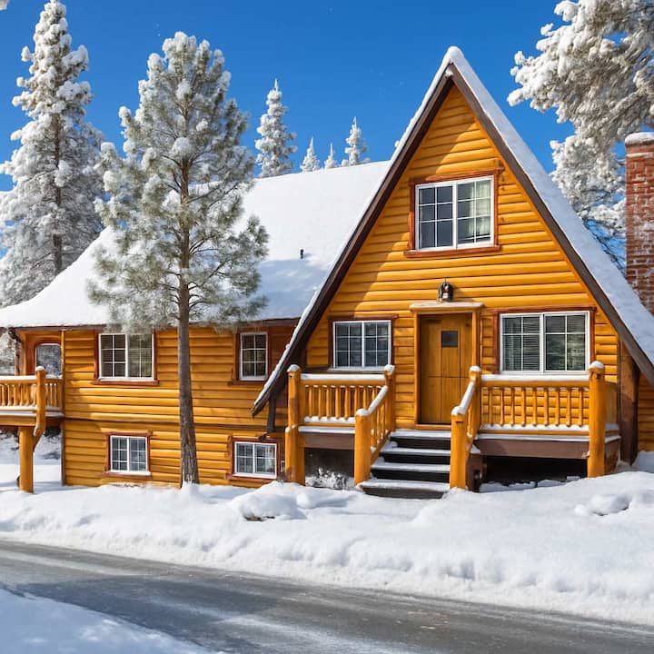 Cabin Near Snow Summit, Lake & Village W/fireplace - Big Bear Lake, CA