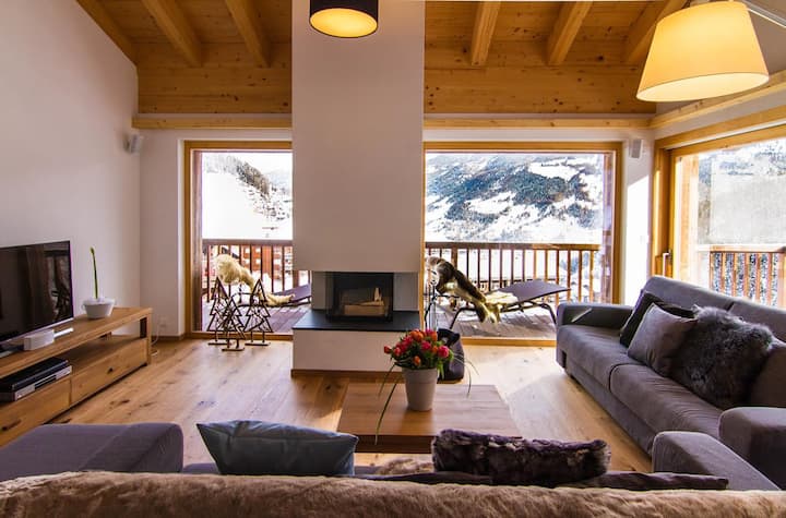 Duplex De Luxe, 5 Chambres Rahas A Grimentz - By - Grimentz