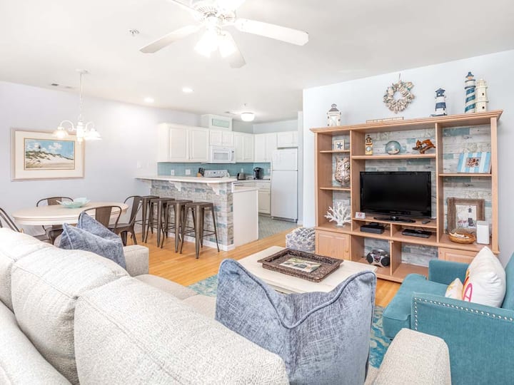 South Beach Ocean 4 | Condo, Partial Ocean View! - Tybee Island, GA