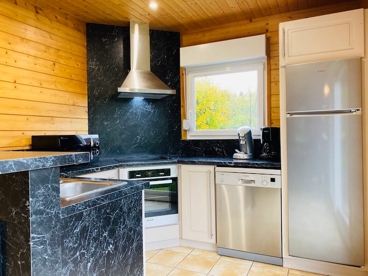 Chalet Brimbelle 100m² 8 Personnes Vue Lac - Gérardmer