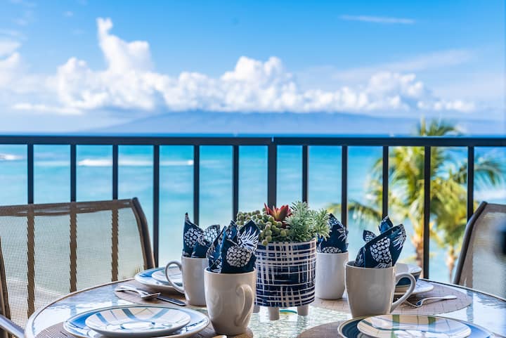Remodeled Maui Oceanfront 2bd W Ocean Views Valley Isle 208 - Maui, HI