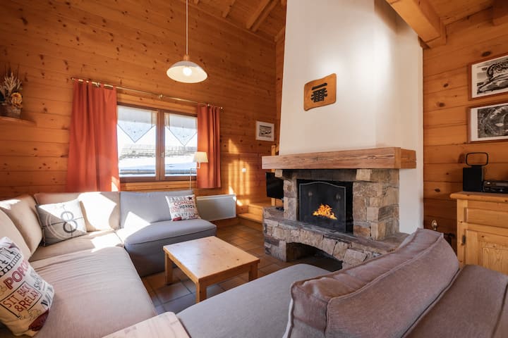 3*, 10 Pers, 4 Chambres, Chalet, Pistes 500 M, Vue - La Clusaz
