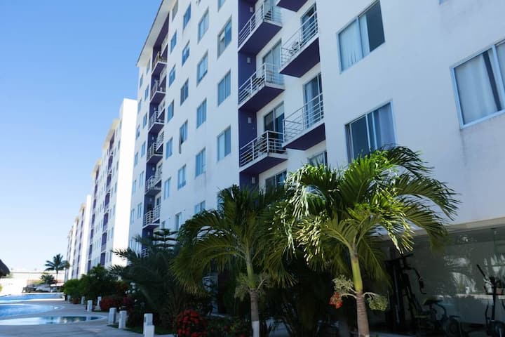 Apartment With Pool, Ideal For Families - Cancún